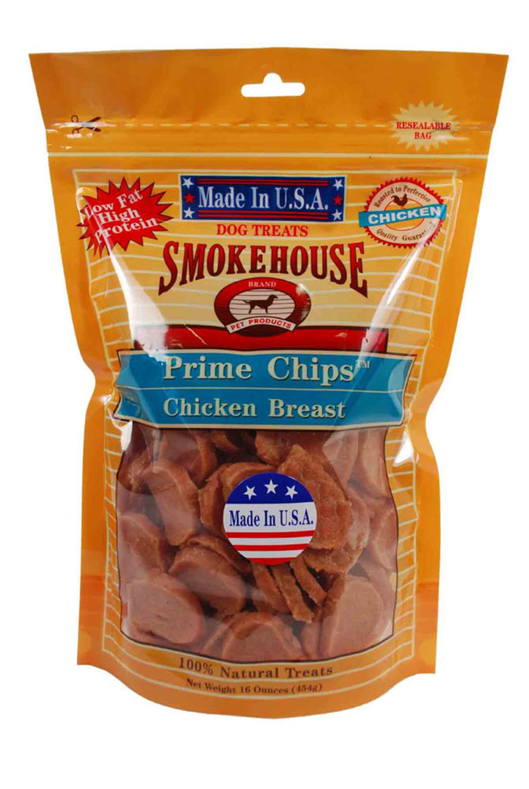 Smokehouse USA Made Prime Chips Dog Treat Chicken 1ea/16 oz – Fur Babies Plus