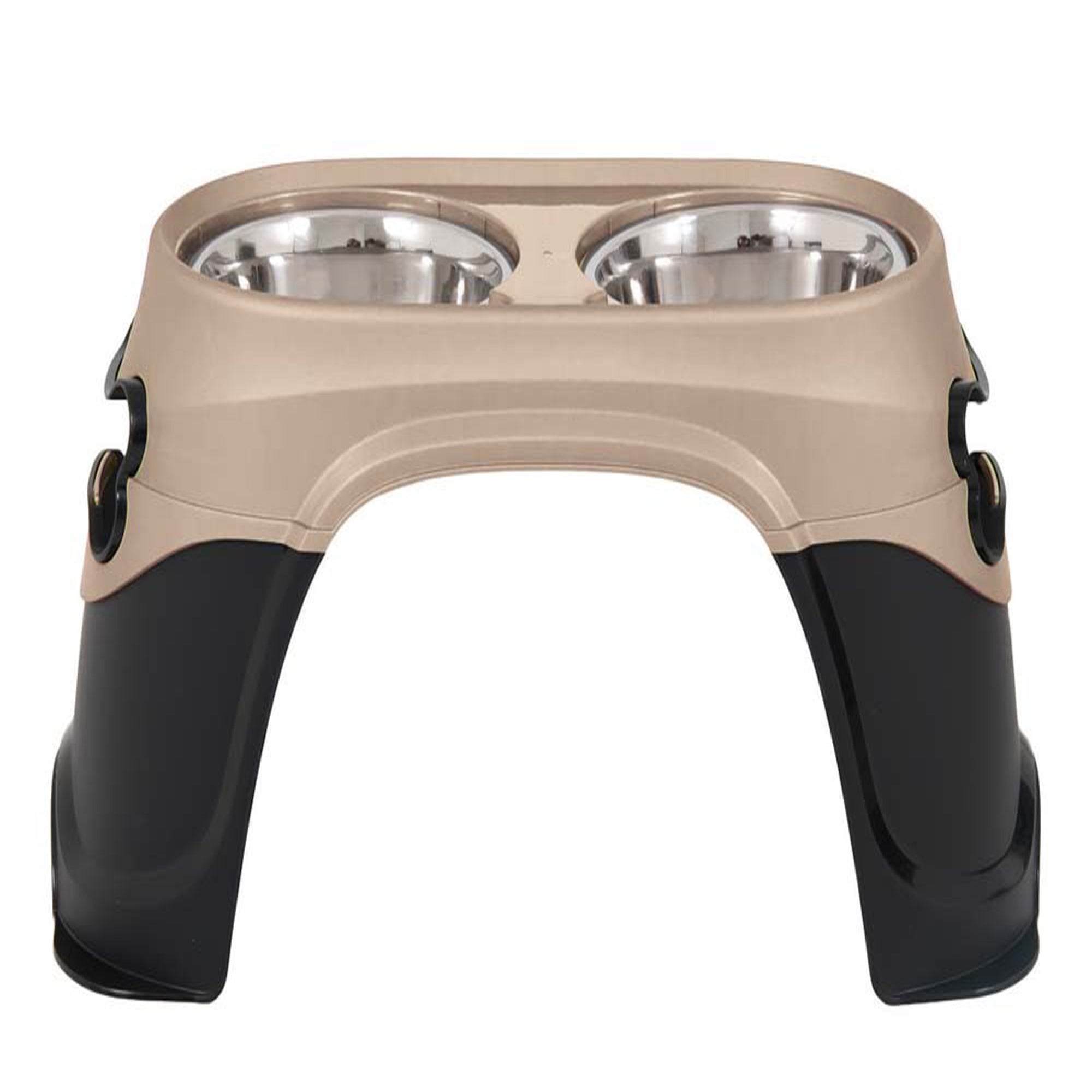 Petmate Easy Reach Diner Feeder Black/Pearl/Tan 1ea/MD, 8 in – Fur ...