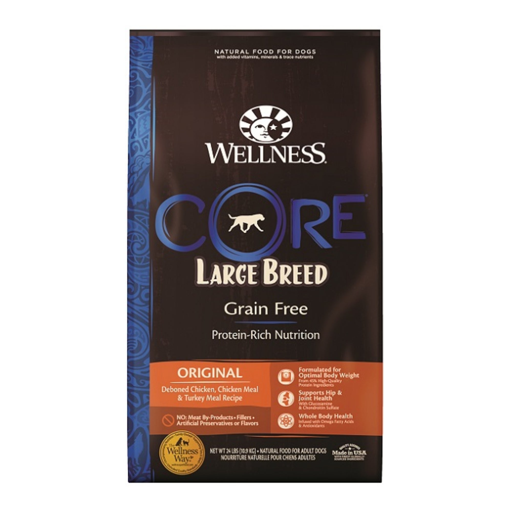 Wellness Dog Core Large Breed 24Lb Grain Free – Fur Babies Plus