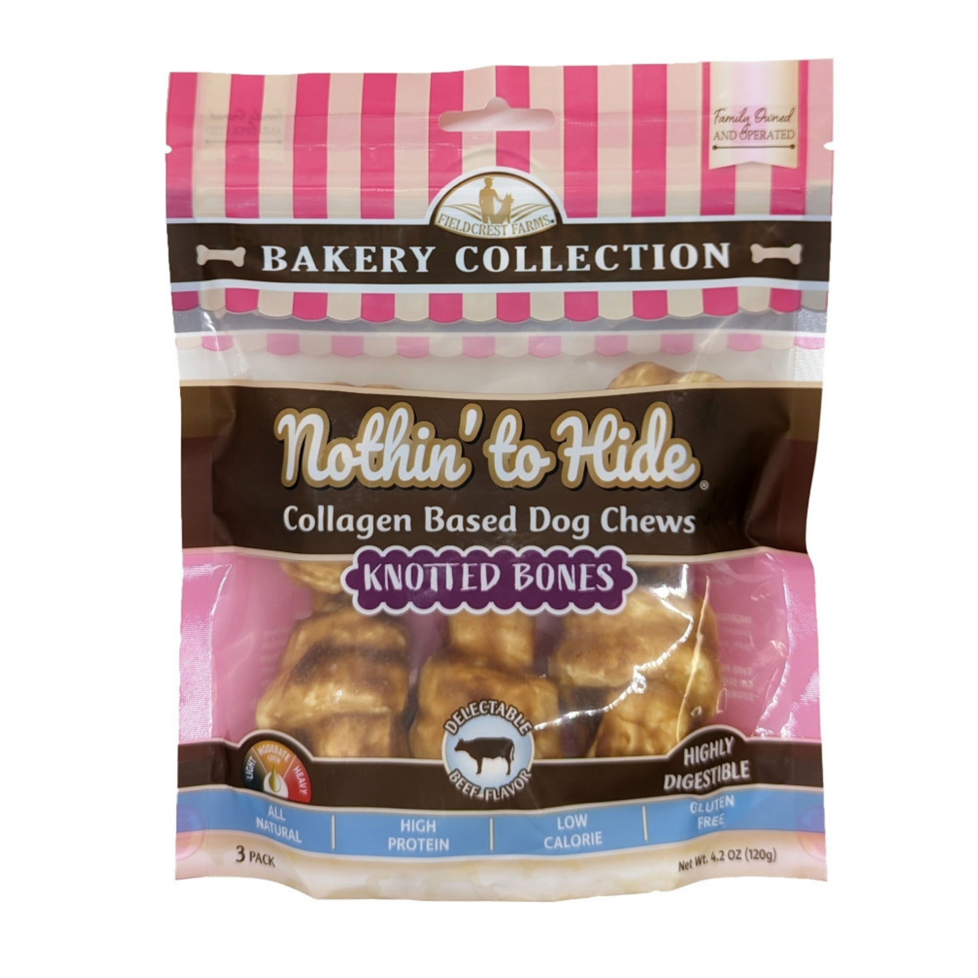 Fieldcrest Farms Nothin' To Hide Bakery Collection Dog Treat Knotted B ...