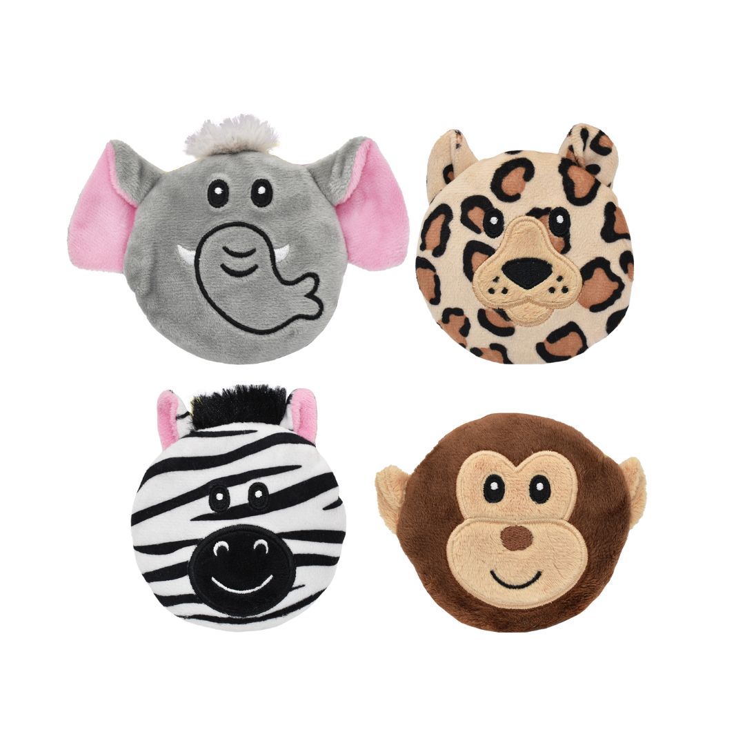 Multipet Mini Safari Subwoofers 3.5" (Assorted) – Fur Babies Plus